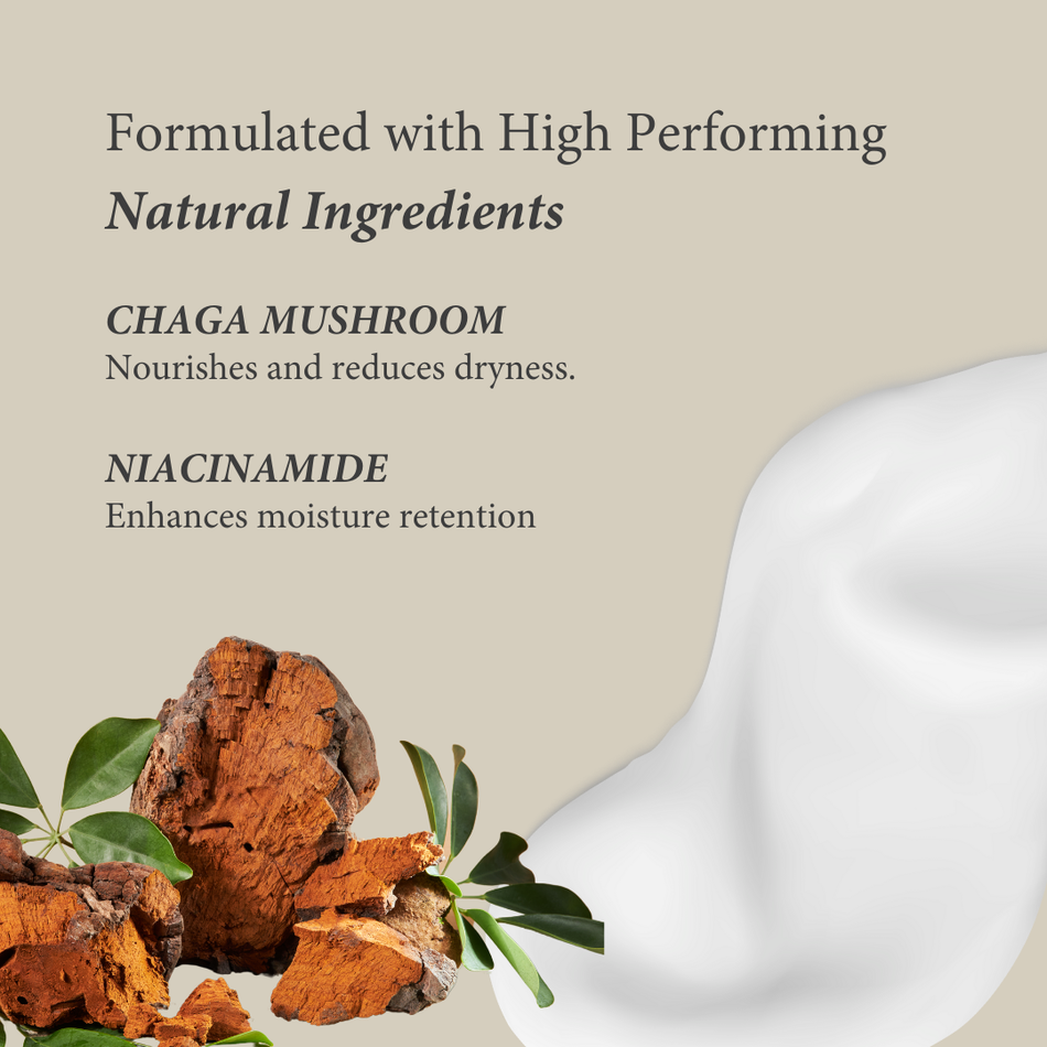 Restorative Hydrating Lotion with Chaga Mushrooms & Niacinamide ...