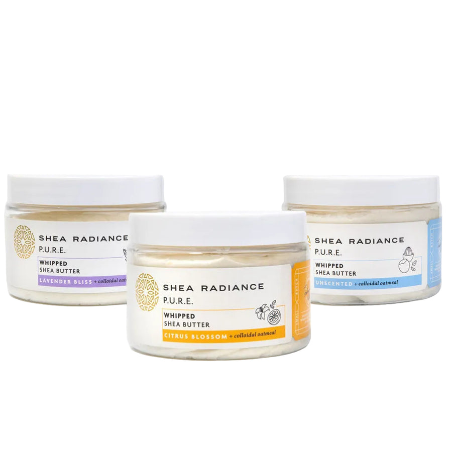 Whipped Shea Body Butter with Colloidal Oatmeal for Dry Sensitive Skin ...